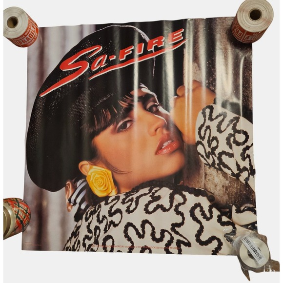 Art | Safire Freestyle Selftitled 24x24 Original 1988 Polygram Album ...